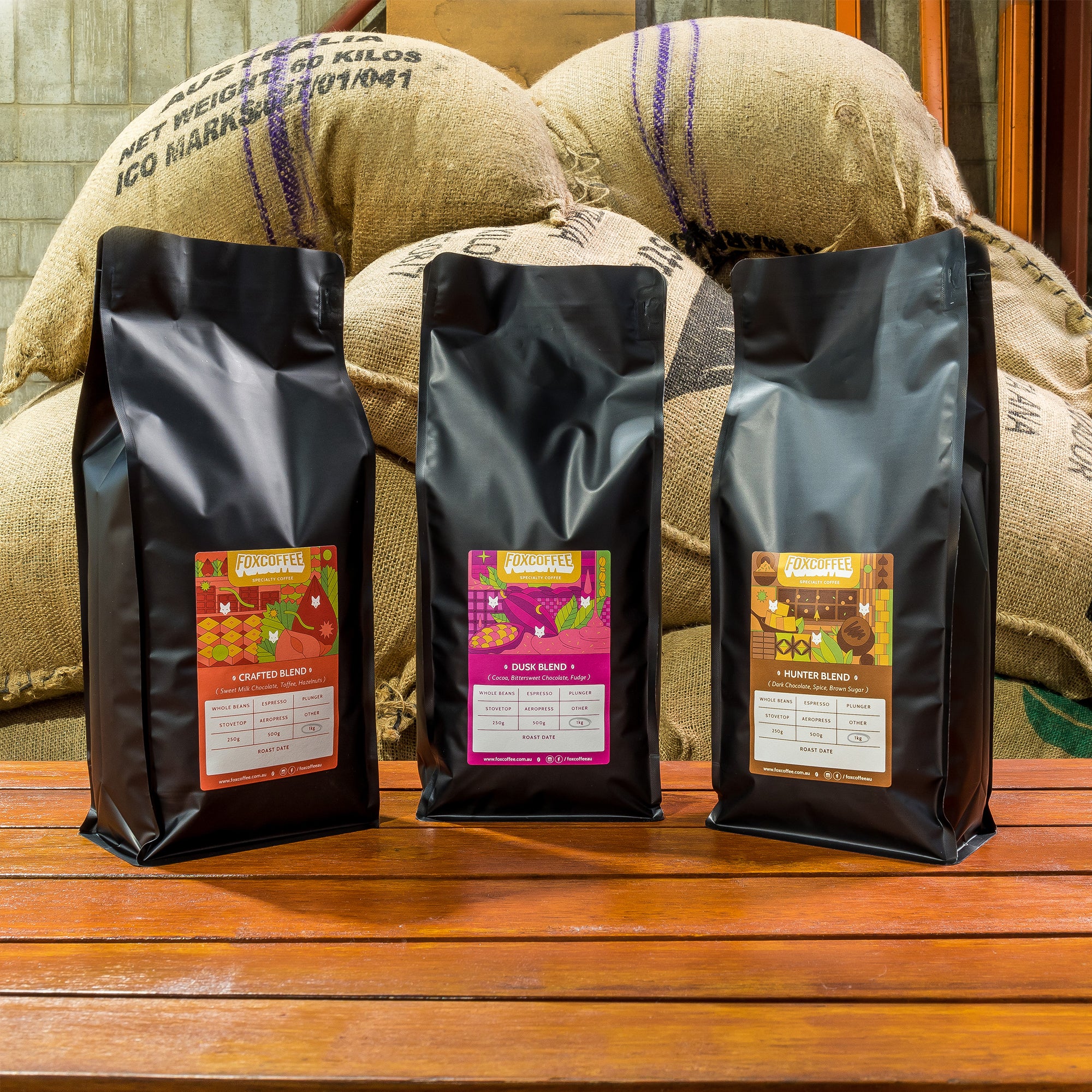 Explore Our Freshly Roasted Coffee Blends - Fox Coffee