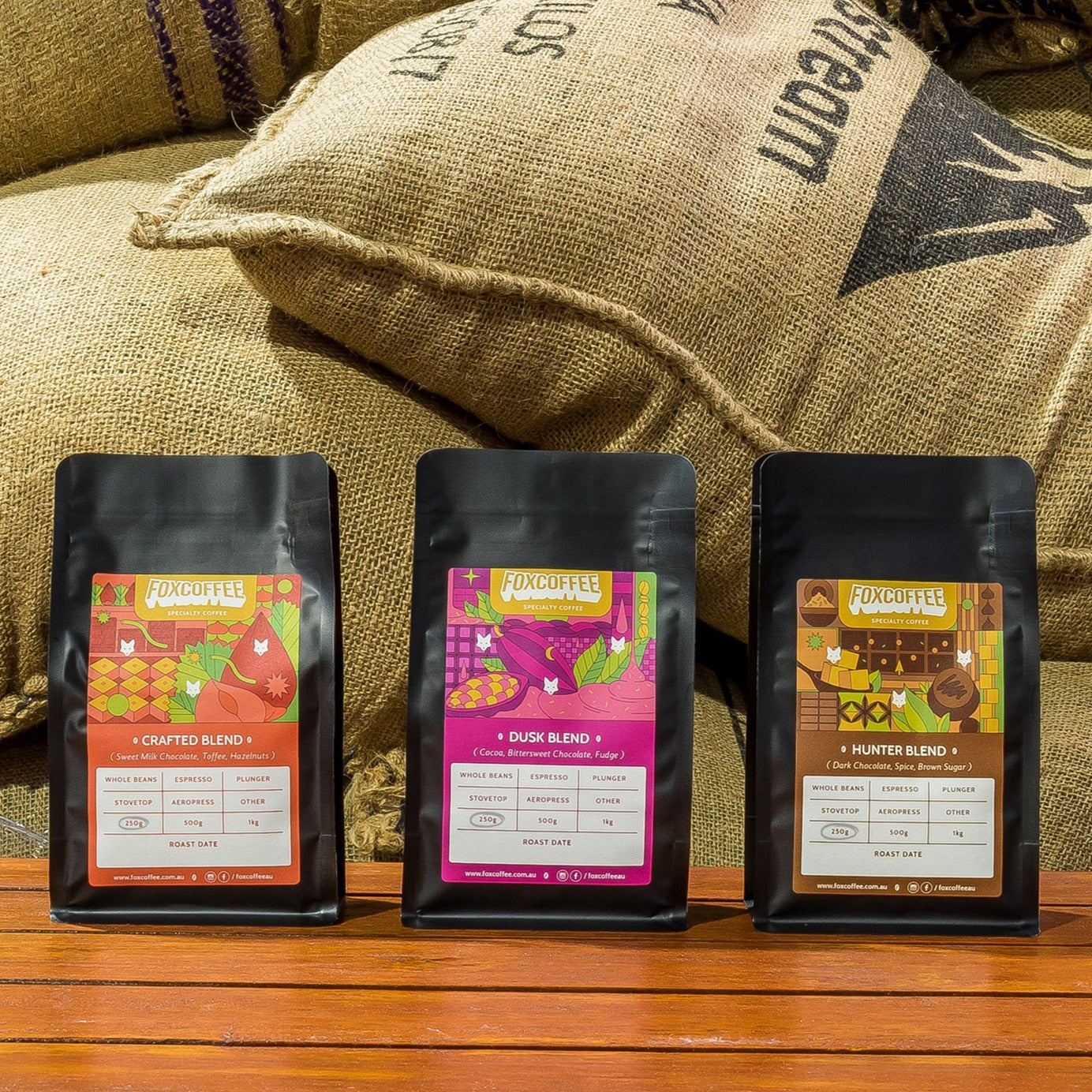 Explore Our Freshly Roasted Coffee Blends - Fox Coffee